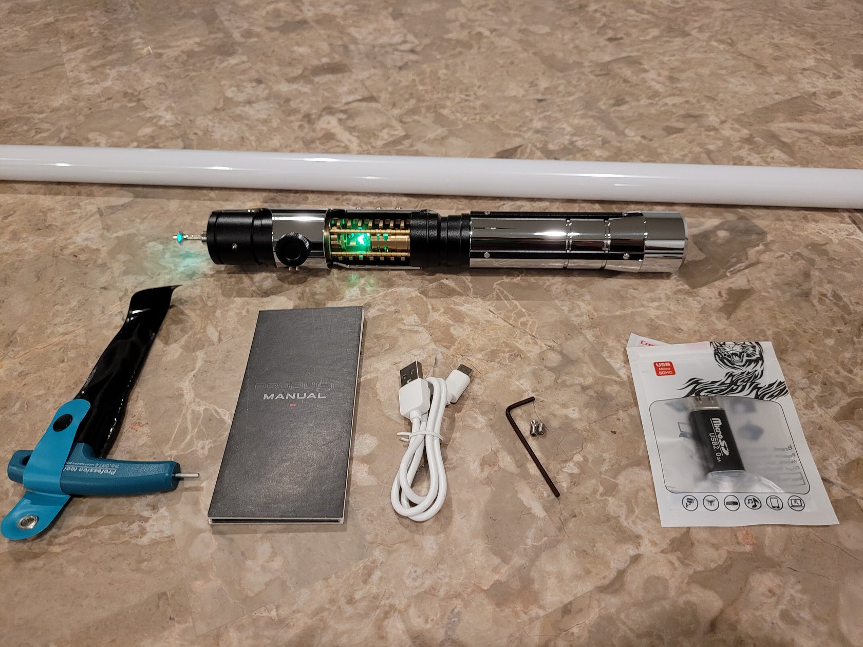 Starkiller Pixel Saber with SD Card Color Change Lightsaber RGB Multi ...