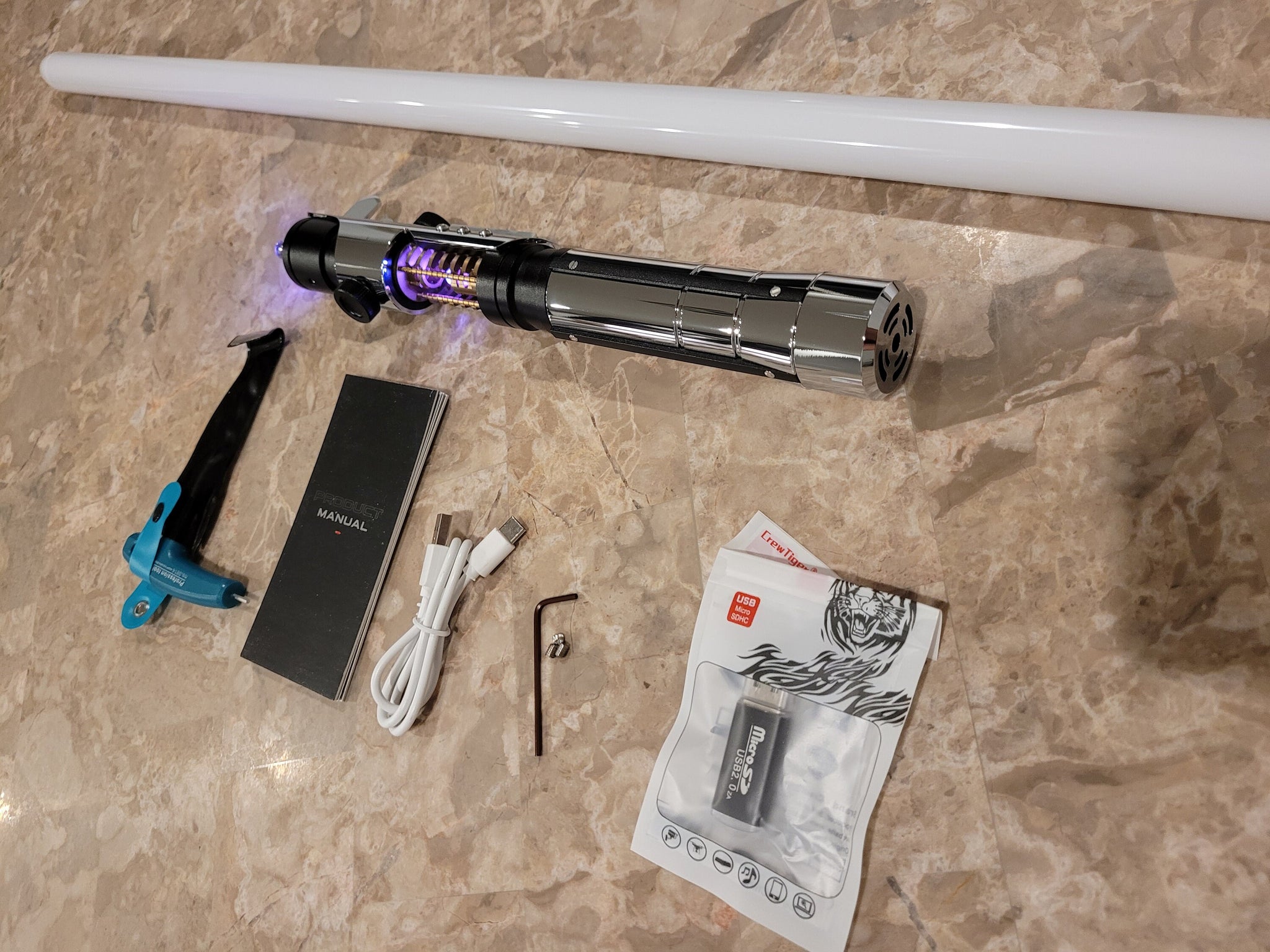 Starkiller Pixel Saber with SD Card Color Change Lightsaber RGB Multi ...